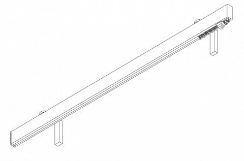 Metroflat | Flat Curtain Rod System
