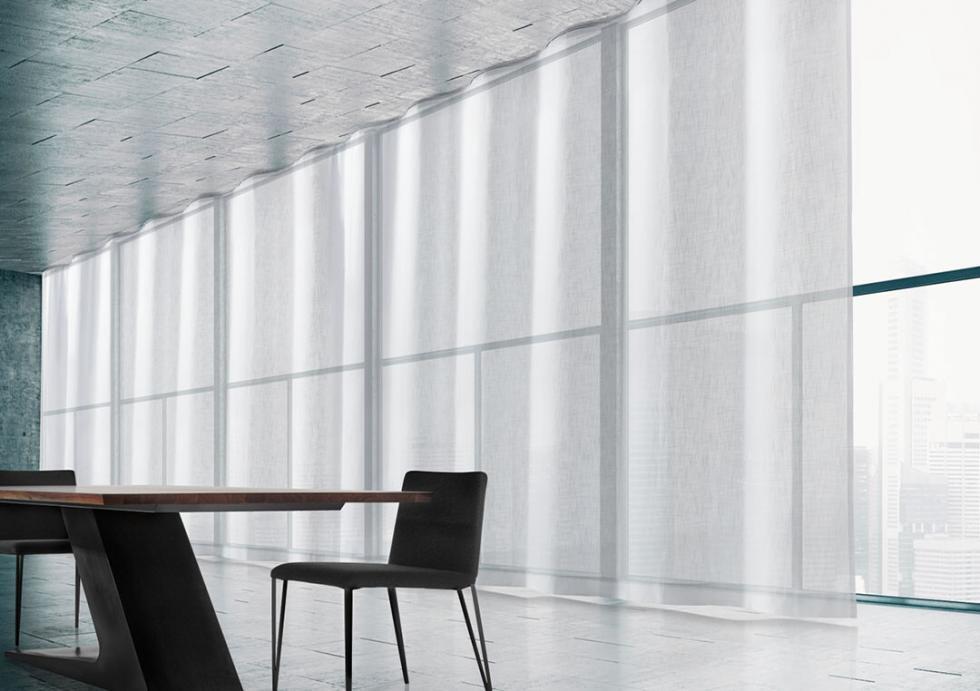 Hand Drawn Curtain Track | Silent Gliss | Blinds by Peter Meyer